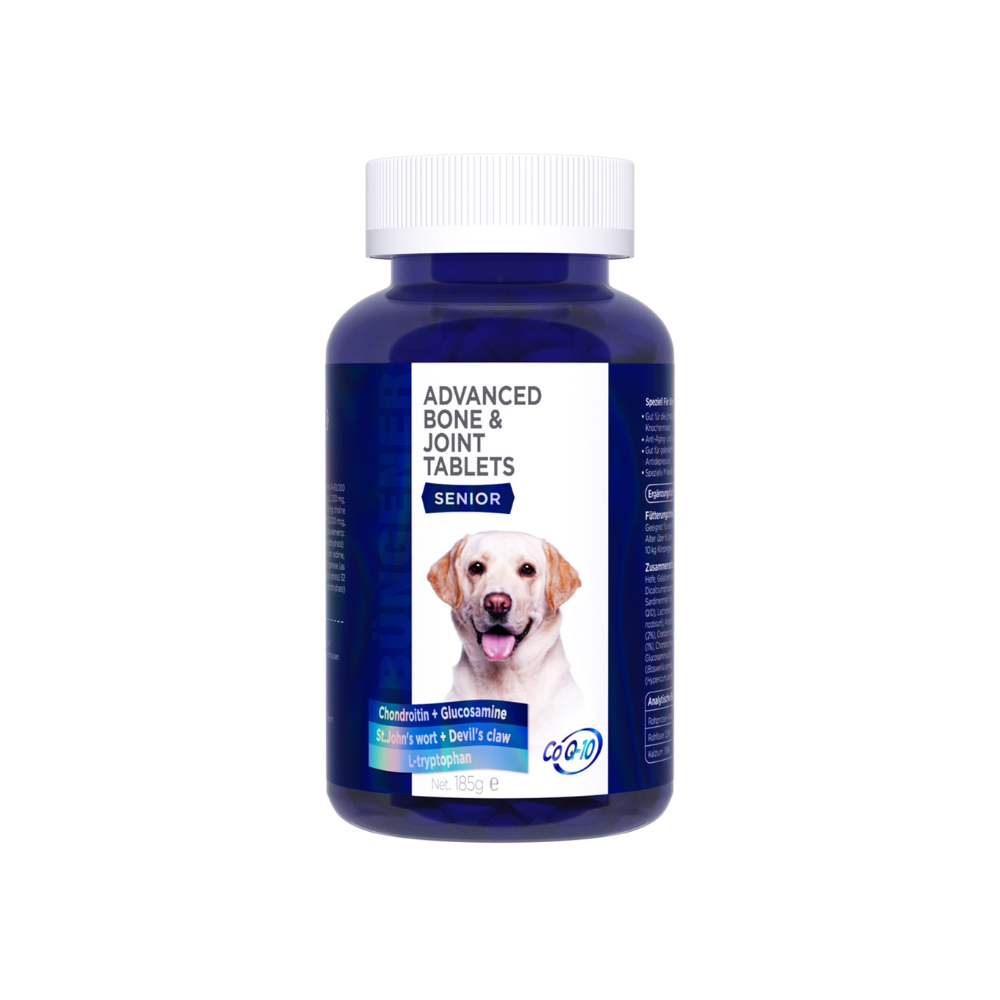Bungener Advanced Bone & Joint Tablets For Dogs-Senior-185g [Weight ...